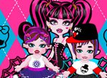 Monster High Draculaura Babá de dois Bebês no Jogos Online de Menina